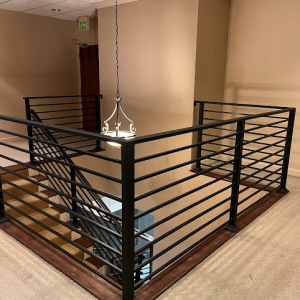 Railings square tubing - Falcons iron design